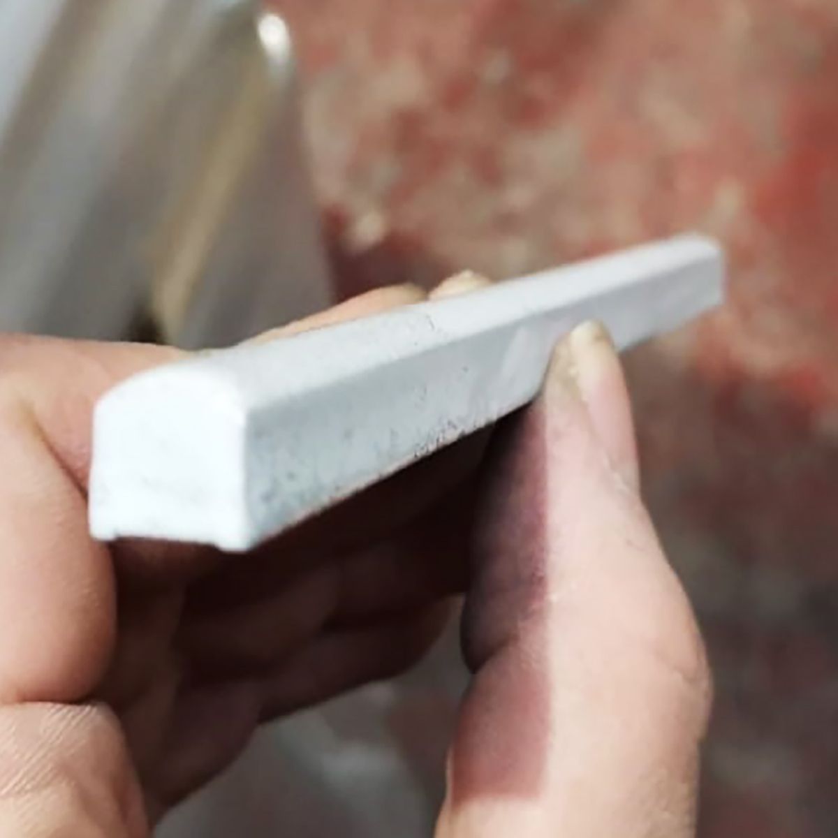 1x20cm Victorian White Ceramic Pencil Tiles - Tile Choice