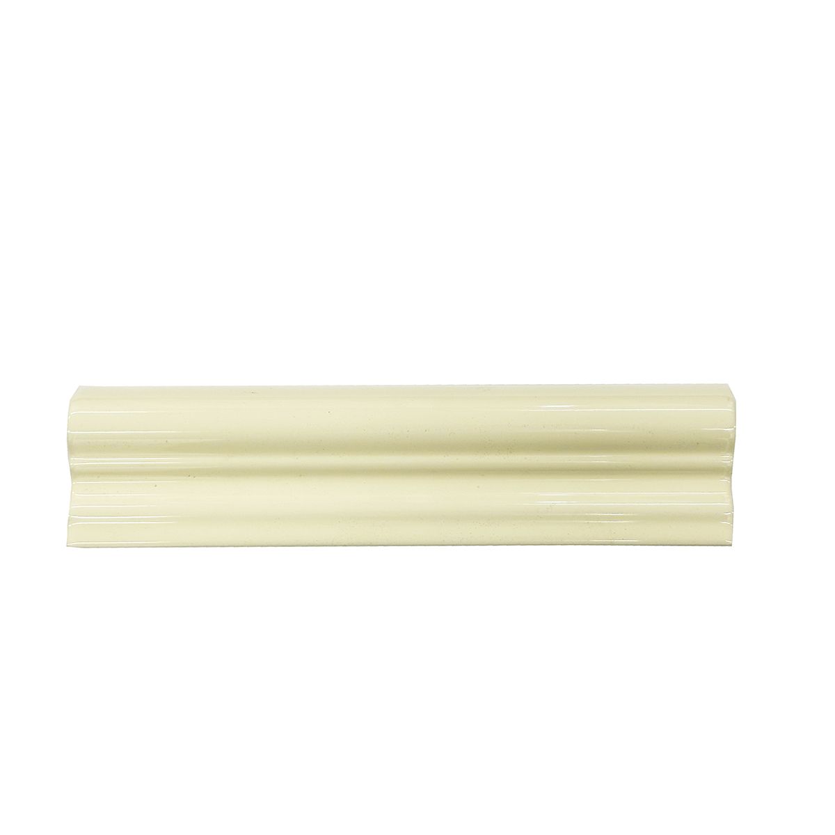 5x15cm Cream Gloss Ceramic Dado Tiles - Tile Choice