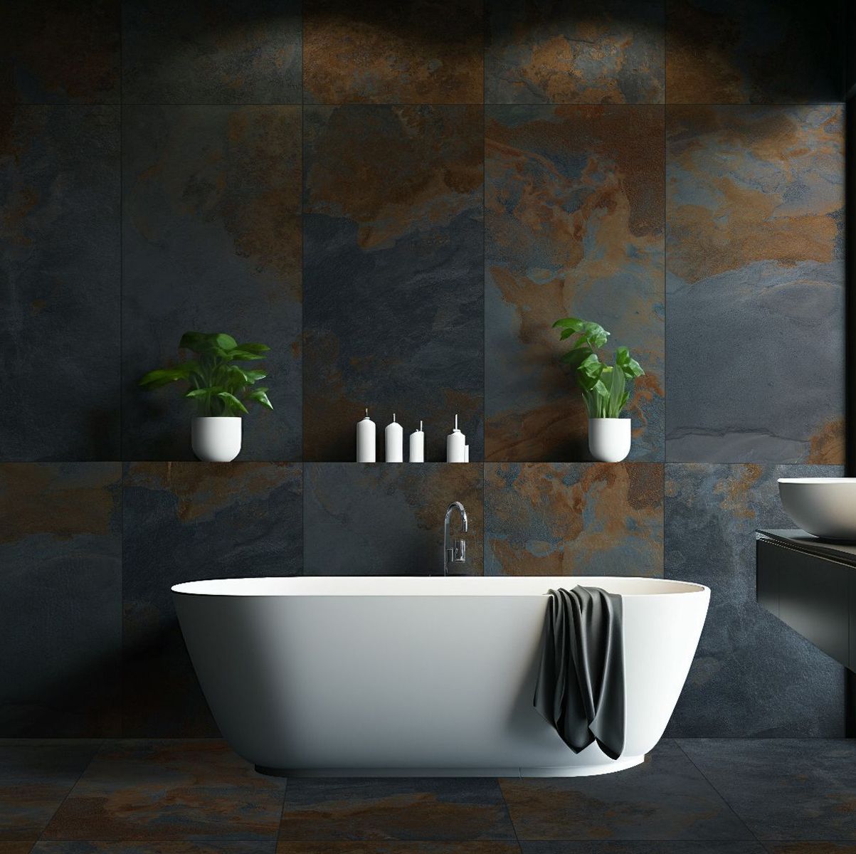 120x60 Oakley Slate River Porcelain Tile - Tile Choice