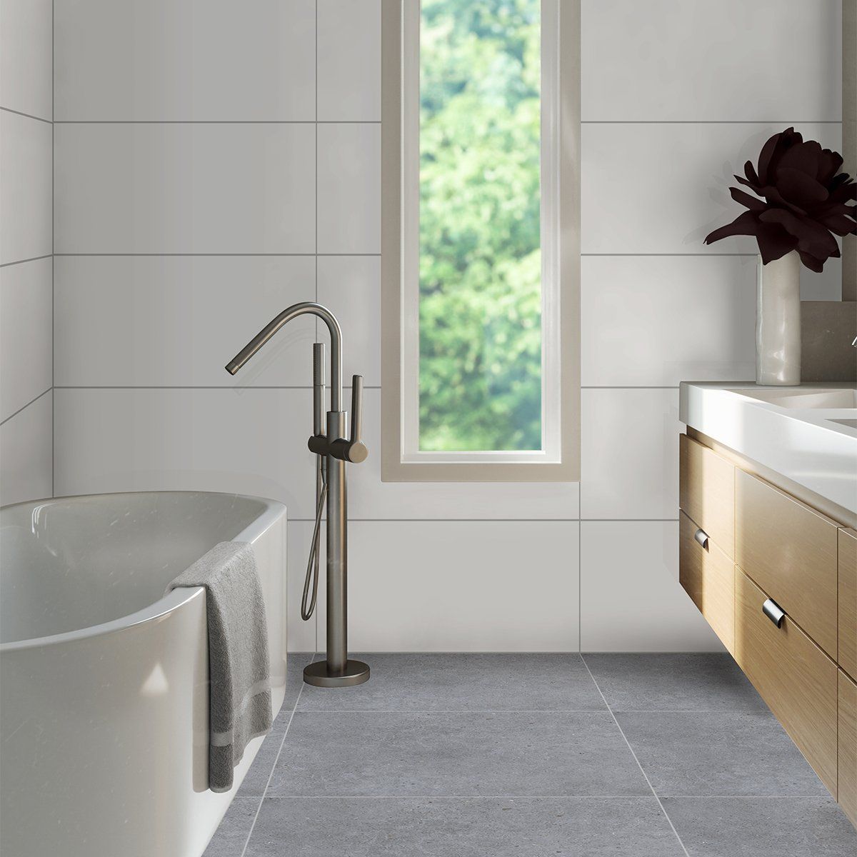 60x30 Smart White Gloss - Tile Choice