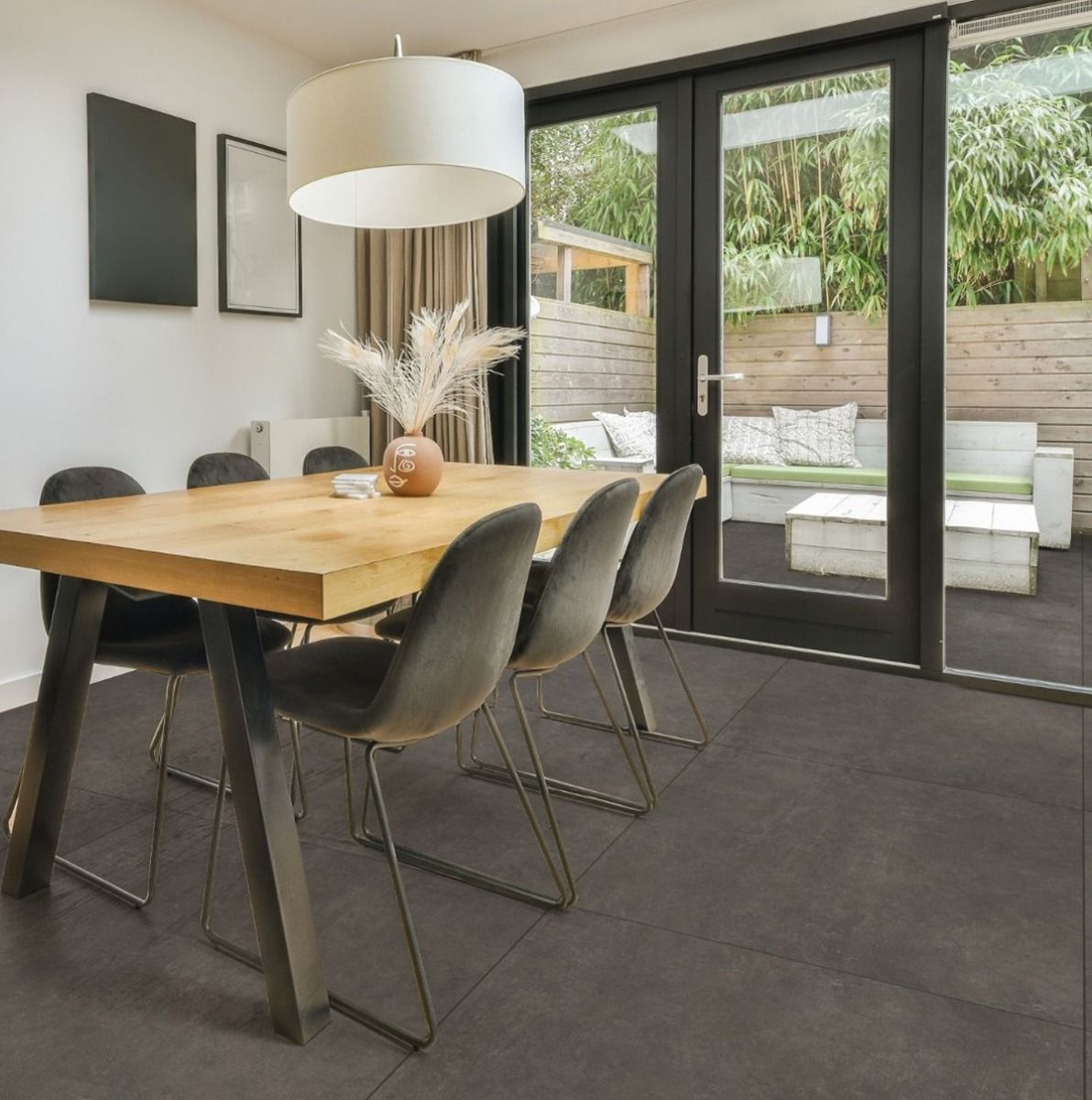 90x90 Stiled Soho Pewter 2CM - Tile Choice