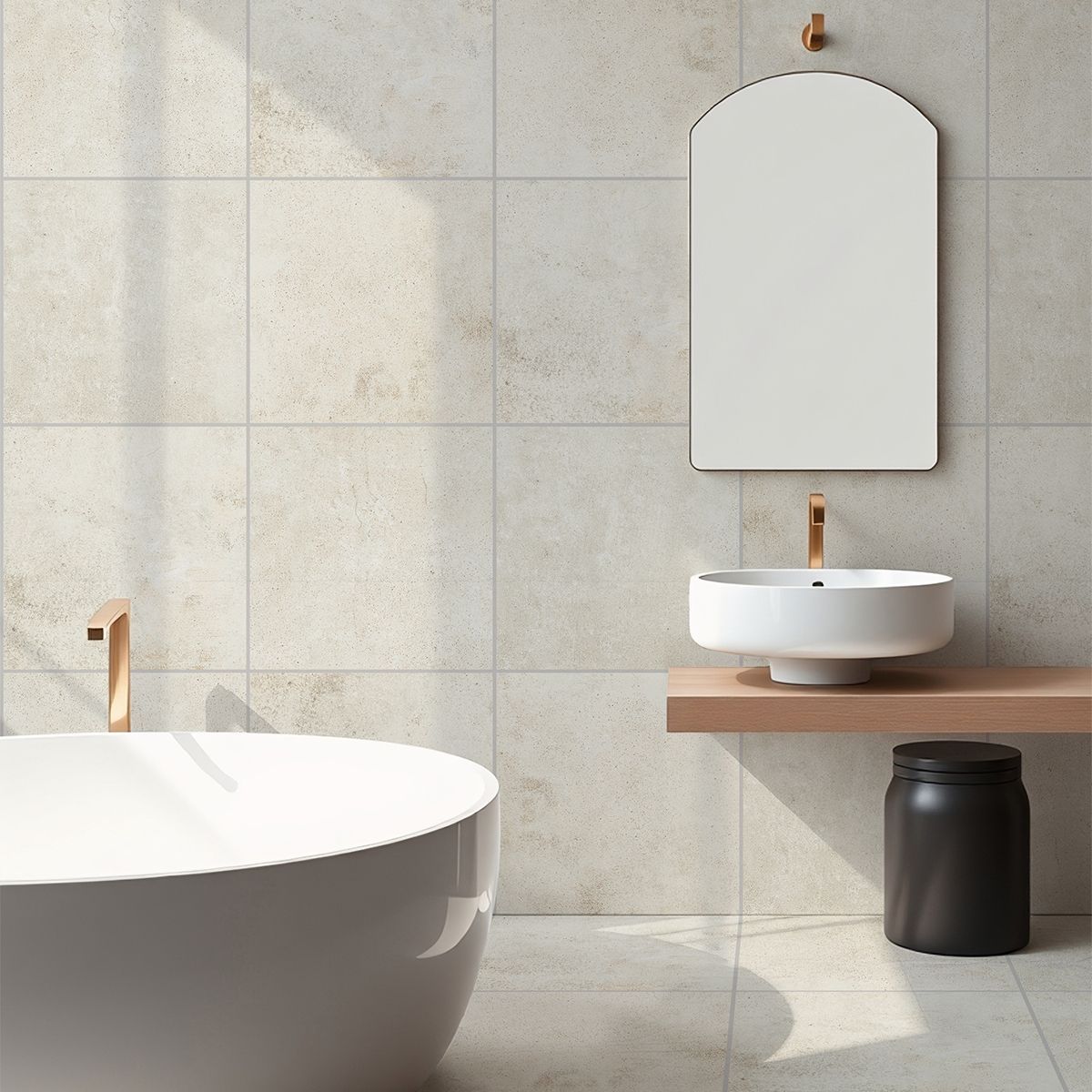 61x61 Stiled Soho White Porcelain - Tile Choice