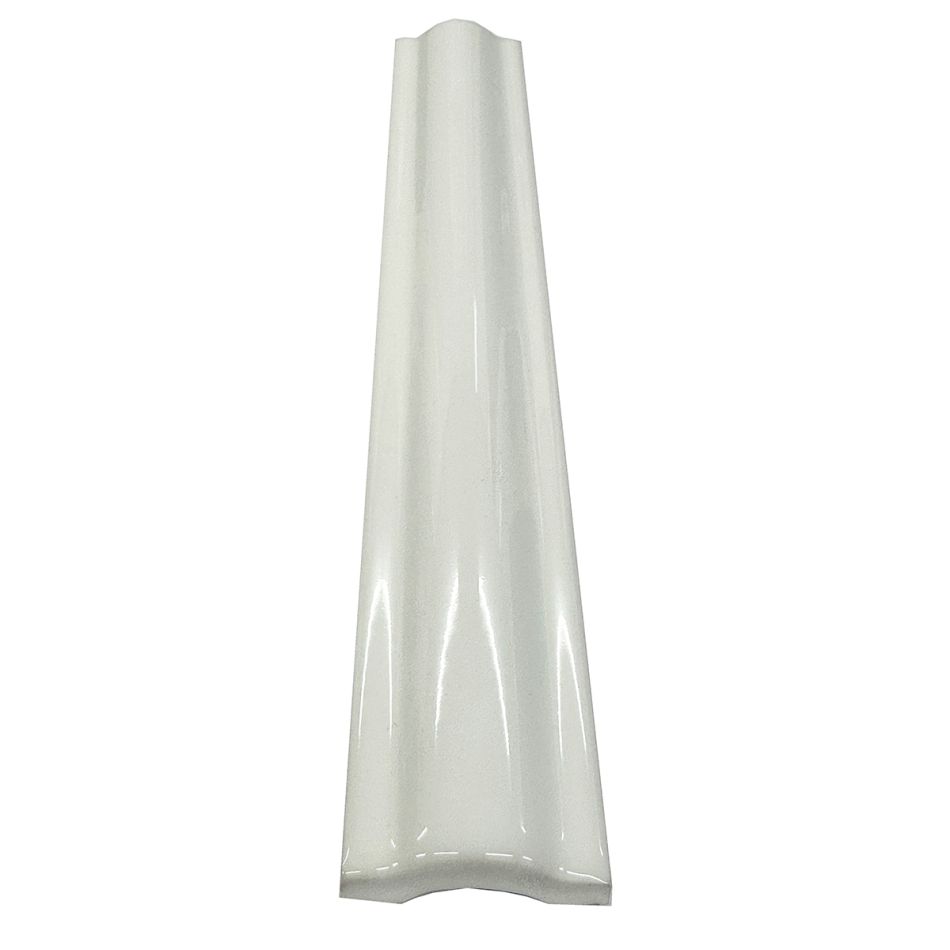 3x20cm Victorian White Ceramic Bridge Tiles - Tile Choice