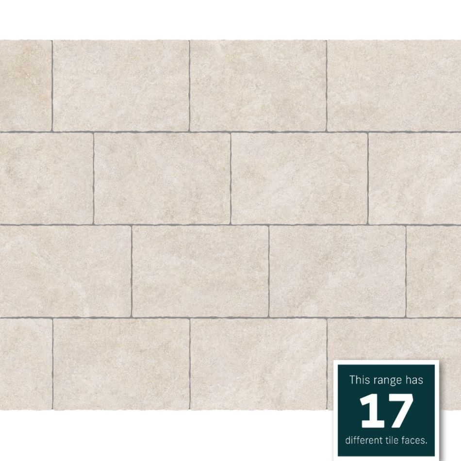 90x60cm Stiled Kingham Natural 10mm Porcelain Floor Tile - Tile Choice