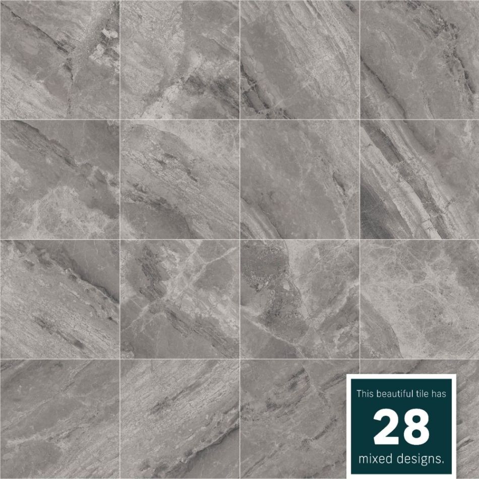 60x60 Supreme Silver Matt - Tile Choice