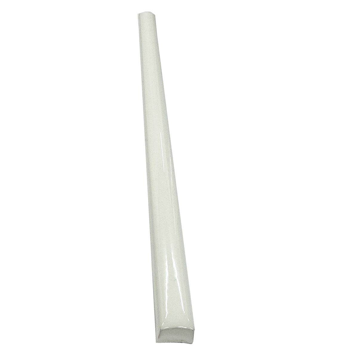 1x20cm Victorian White Ceramic Pencil Tiles - Tile Choice