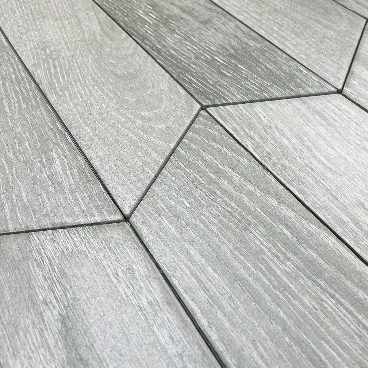 44x8 Dartmoor Grey Chevron - Tile Choice