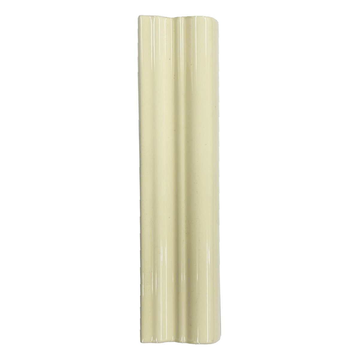5x15cm Cream Gloss Ceramic Dado Tiles - Tile Choice
