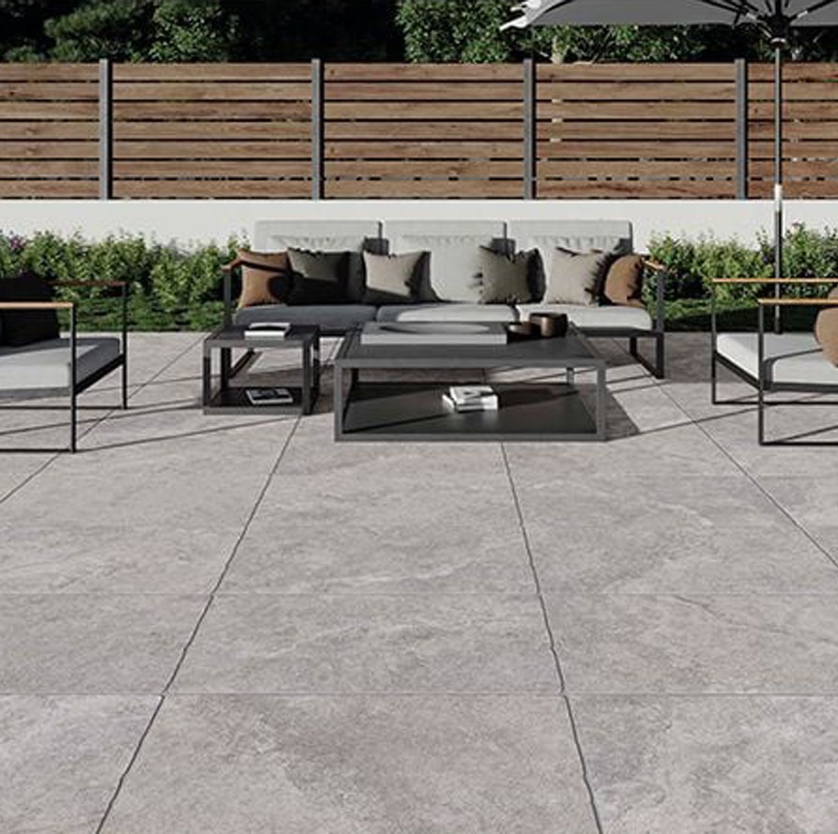 90x60cm Stiled Kingham Grey 10mm Porcelain Floor Tile - Tile Choice