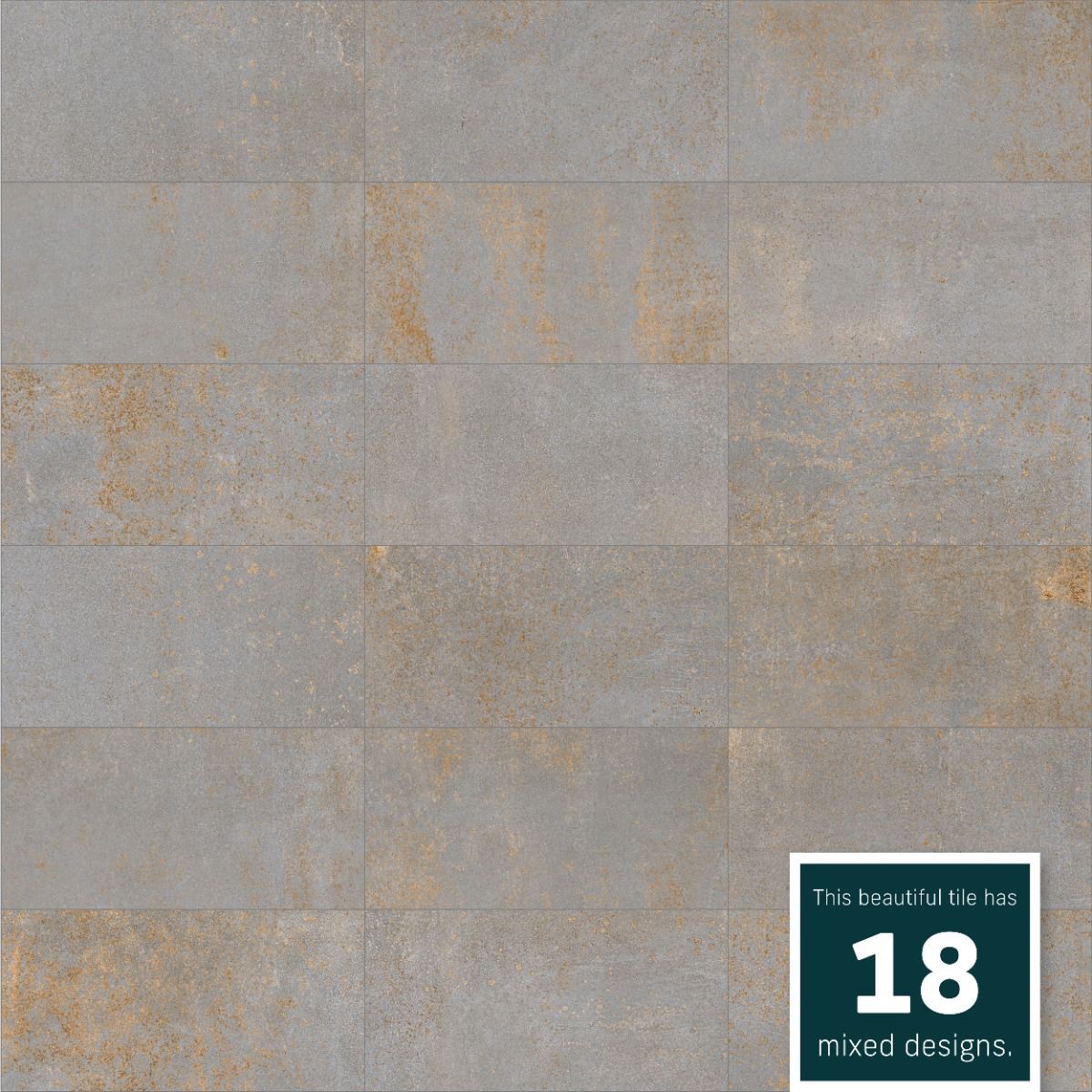 60x30 Ossido Gris Porcelain Tile - Tile Choice